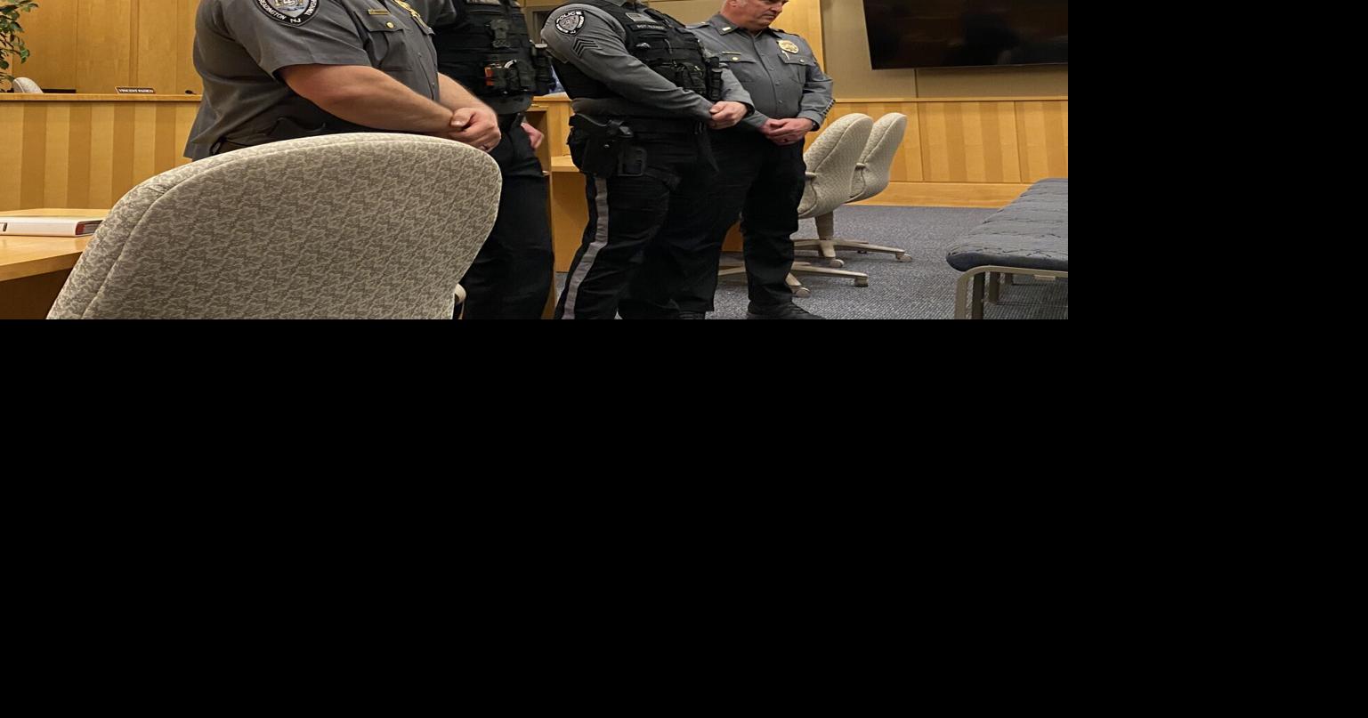 (VIDEOS) Readington honors police officers for achievements | News ...