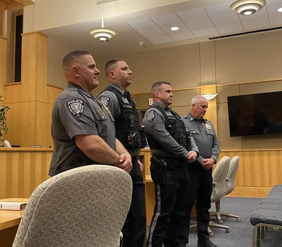 (VIDEOS) Readington honors police officers for achievements | News ...