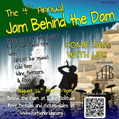 Come jam at the 4th Jam Behind the Dam on Saturday, Aug. 26 | News ...