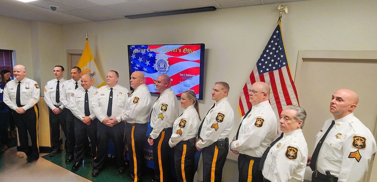 Sheriff promotes 11 correctional police officers | Morris County ...