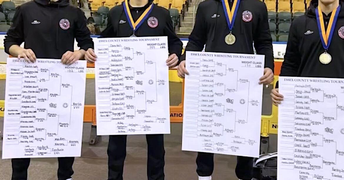 Knights wrestling team places third in Essex County Tournament | Sports ...