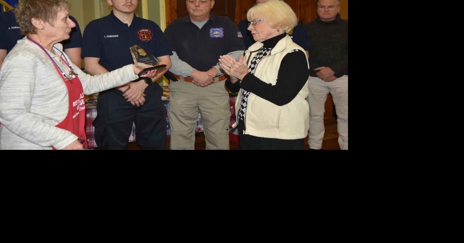 Late Stirling Fire Chief Lou Aroneo honored as 'Hometown Hero' at ...