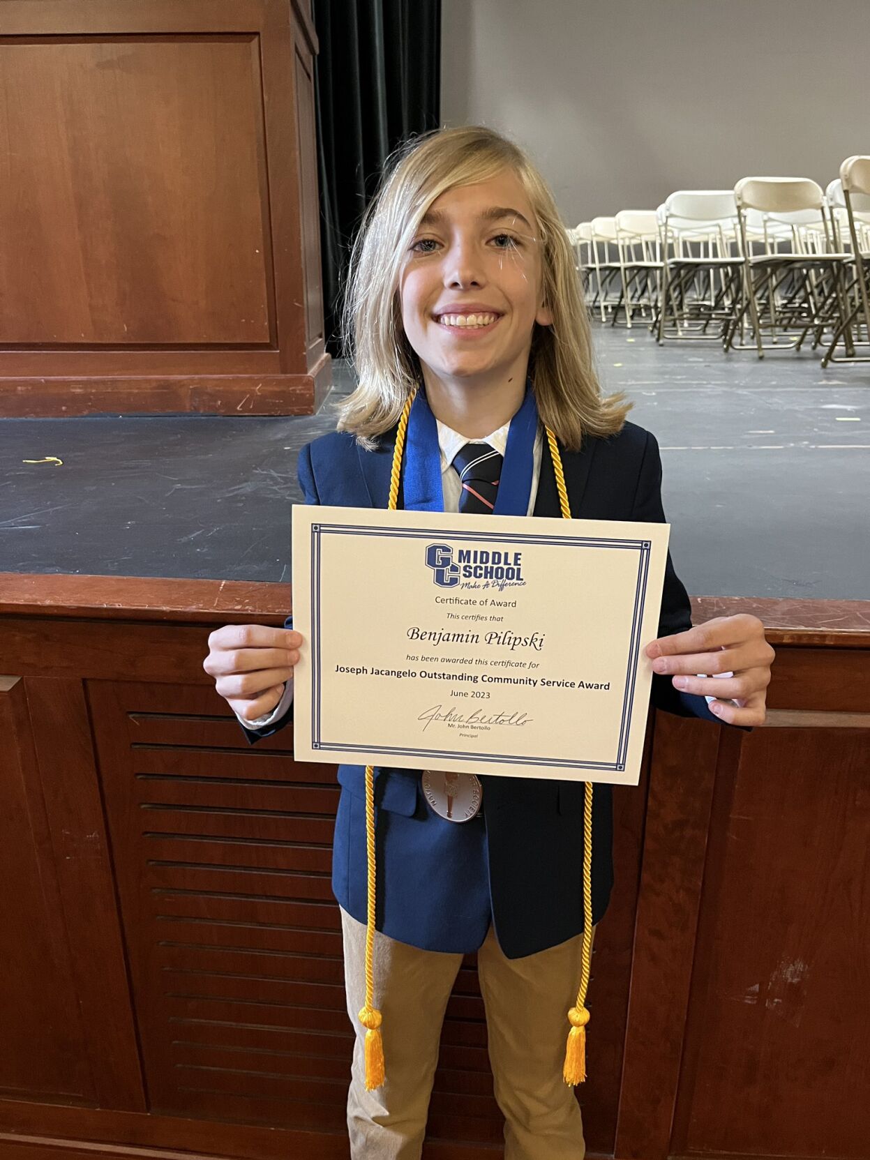 Grover Cleveland Middle School graduates earn awards | News ...