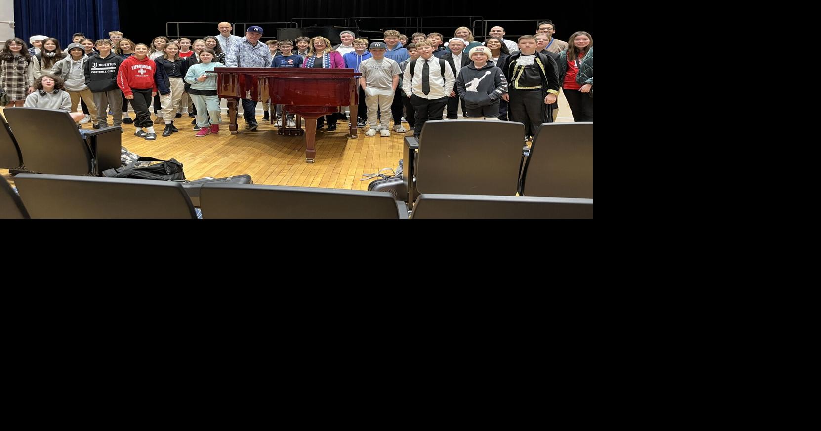 Yankees organist stops by Grover Cleveland Middle School | News ...
