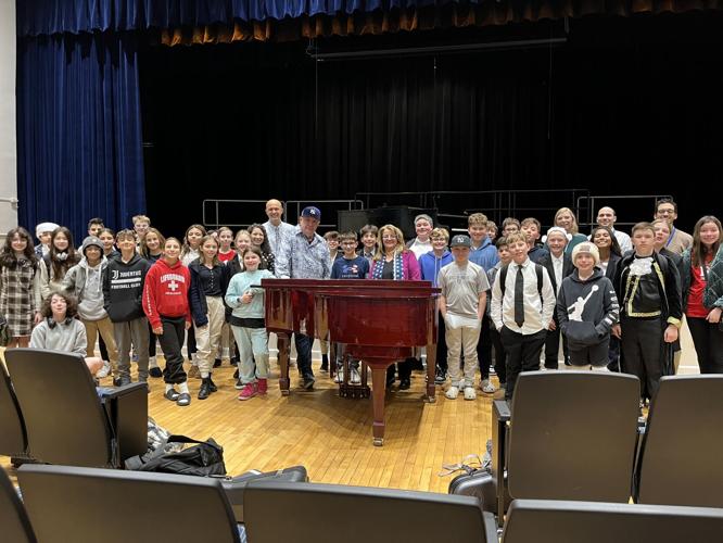 Yankees organist stops by Grover Cleveland Middle School | News ...