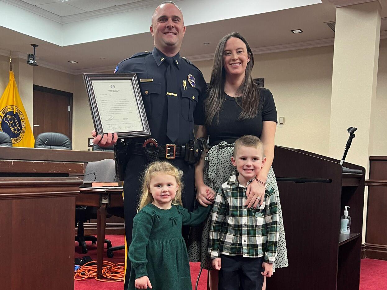 Long Hill promotes six superior officers, recognizes Officer Scala ...