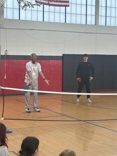 West Essex alumnus and former teacher helps students learn pickleball ...