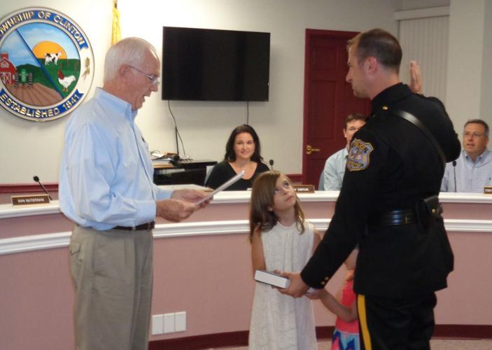 Clinton Township recognizes police officers, promotes one | News ...