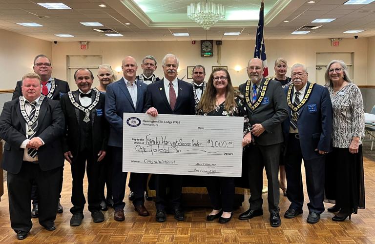 Commissioner Director Kuhl attends Flemington Elks grant award ...