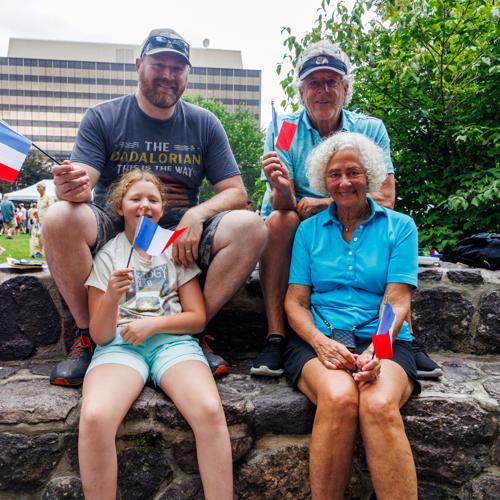 Morristown revels with reenactment parade for Lafayette Bicentennial ...