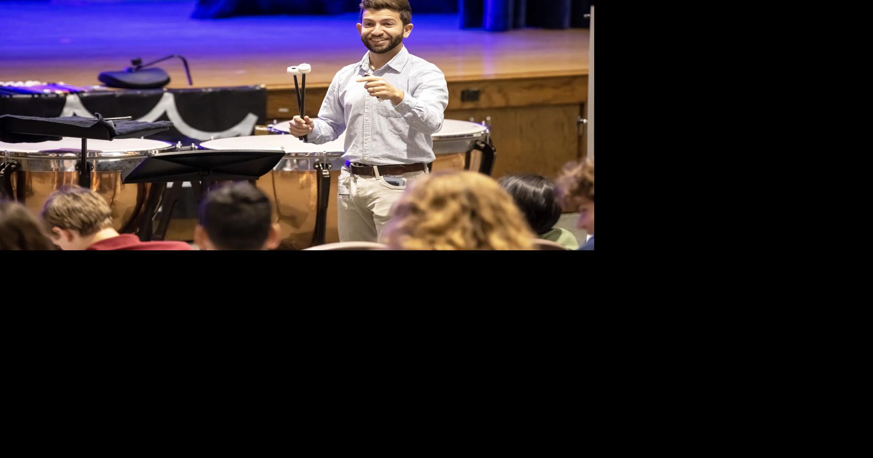 Randolph High School Percussion hosts nationally recognized timpanist ...