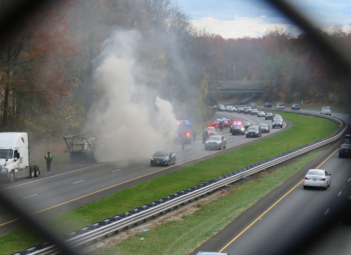 Car carrier catches fire on Route 24 in Madison | News | newjerseyhills.com