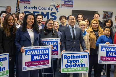 Mejia holds Morristown canvassing event with Kim ahead June primary ...
