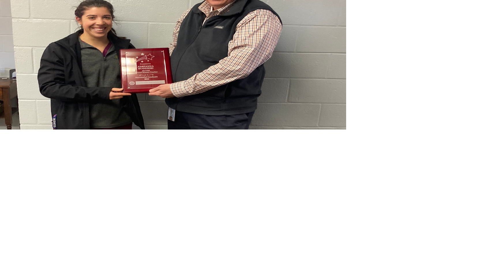 County Vocational School District honors Adrianna Ruggieri as most ...