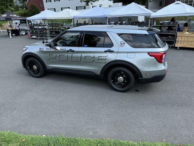 National Night Out police car display lights up Watchung, despite rain ...