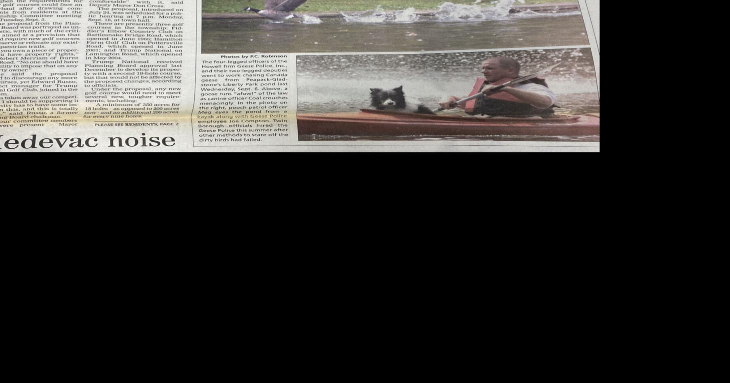 P-G not budging on Canada goose kill plan | News | newjerseyhills.com