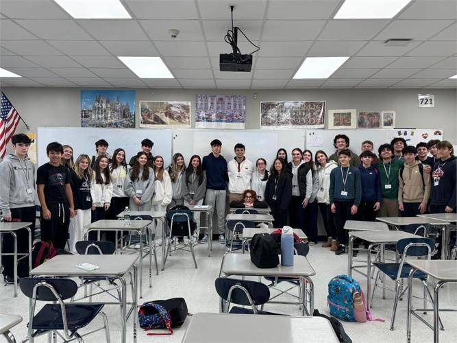Pauline, Martire visit West Essex High School to impart wisdom | News ...