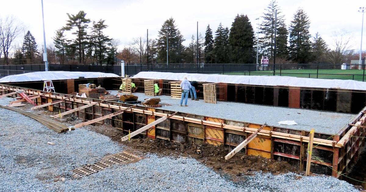 Construction begins on new snack shack at Harrison Field in Roseland ...