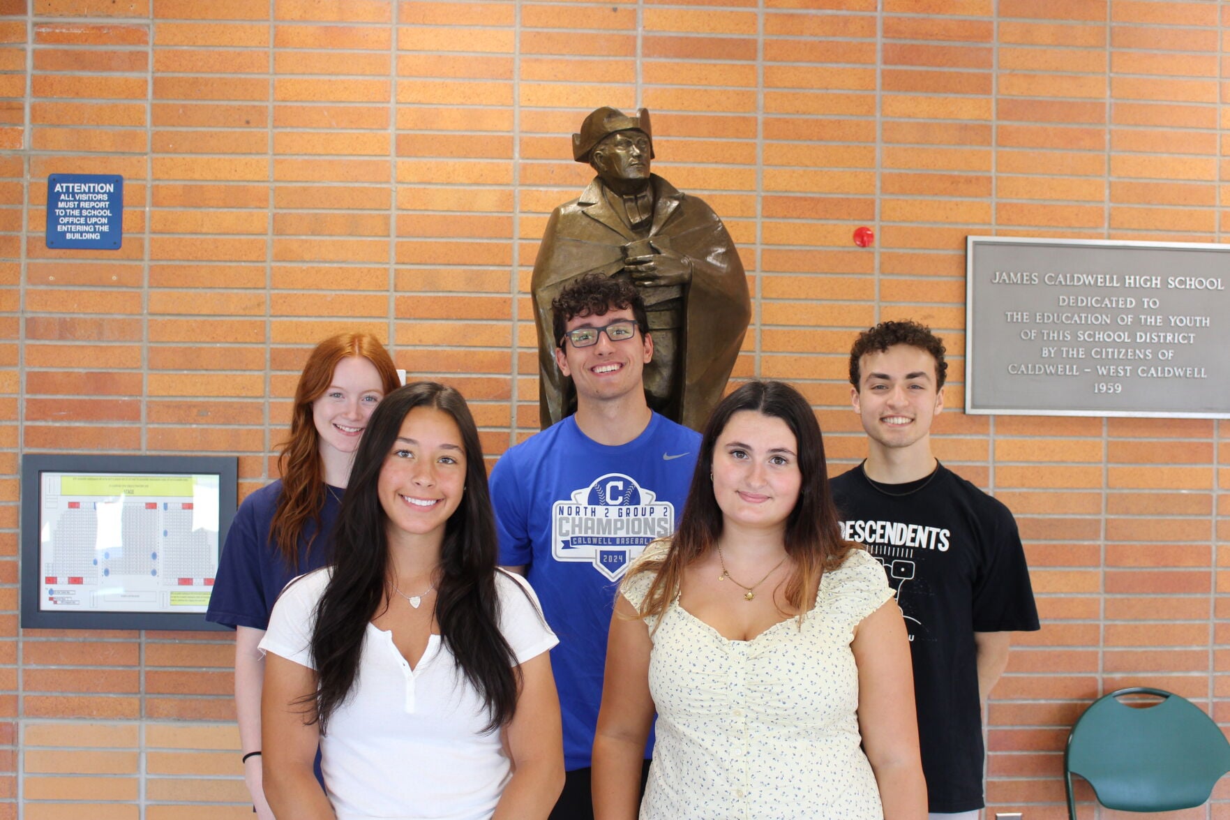 Students selected as James Caldwell High School ShopRite Stars for the ...
