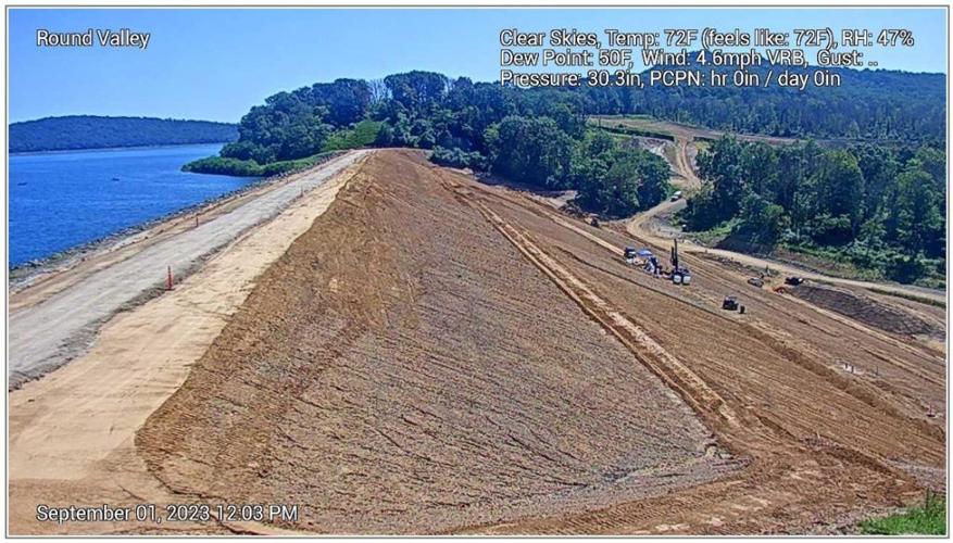 Round Valley Reservoir restoration work is substantially complete ...