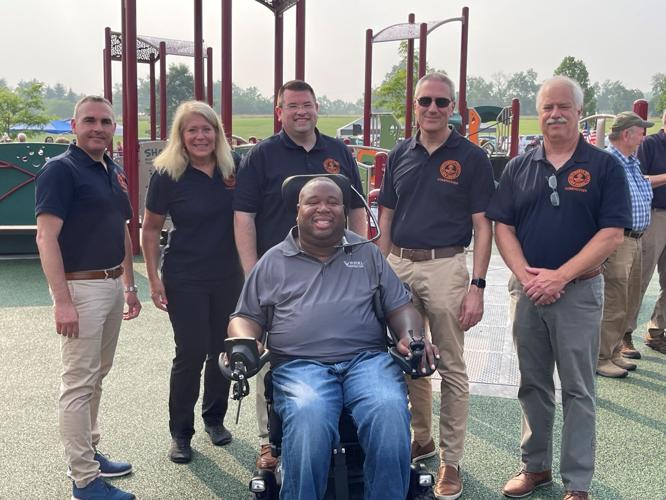 County celebrates Deer Path Park's new inclusive playground grand ...
