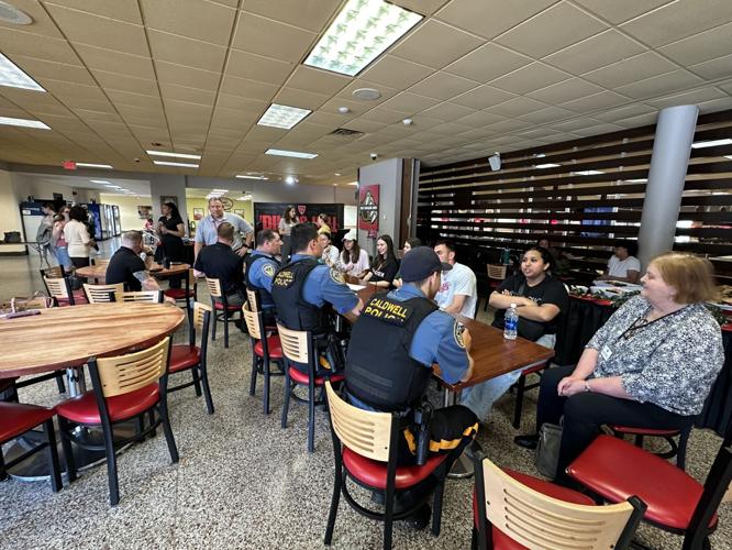 Caldwell Police participate in Coffee with a Cop event at Caldwell ...