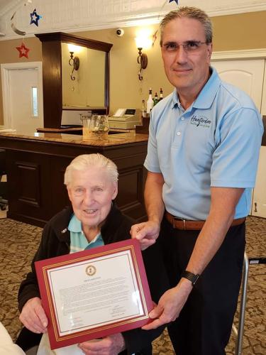 Commissioner Van Doren honors Hobson Rodenbaugh’s 100th birthday | News ...