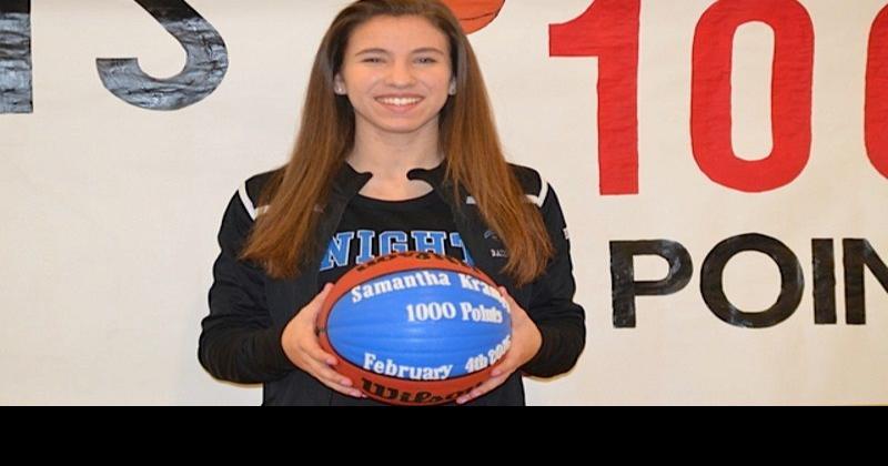 Kramer reaches 1,000-point milestone for Knights | Bernardsville News ...