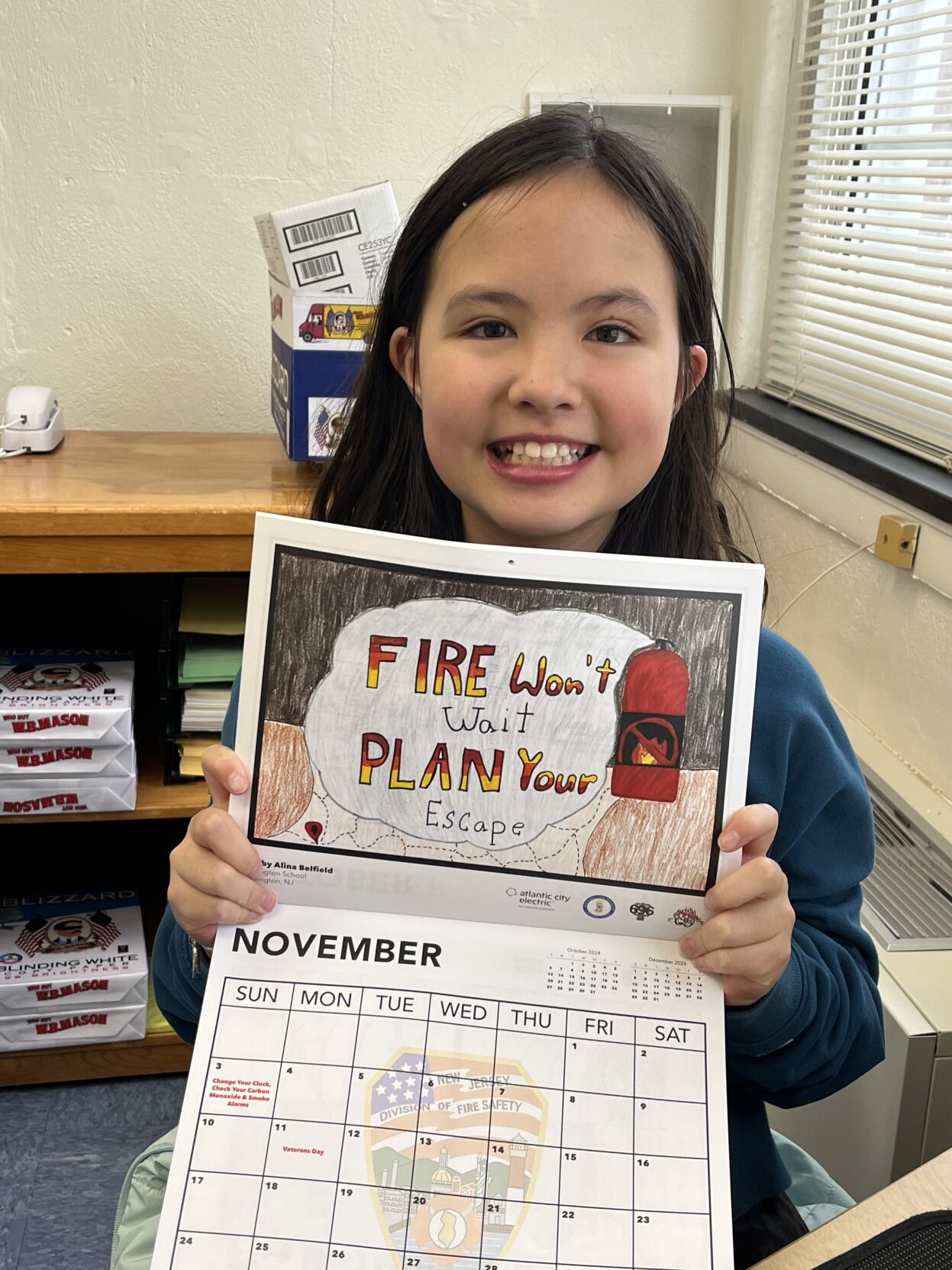 Two Long Hill students' art featured in state fire safety calendar ...