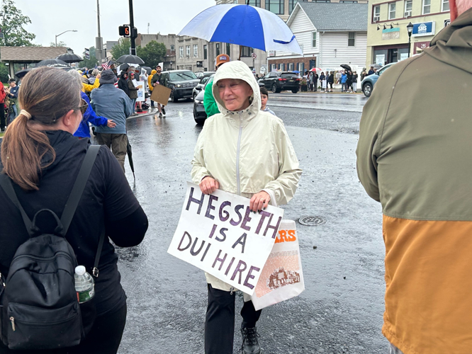 Caldwell holds 'No Kings' protest against Trump administration ...