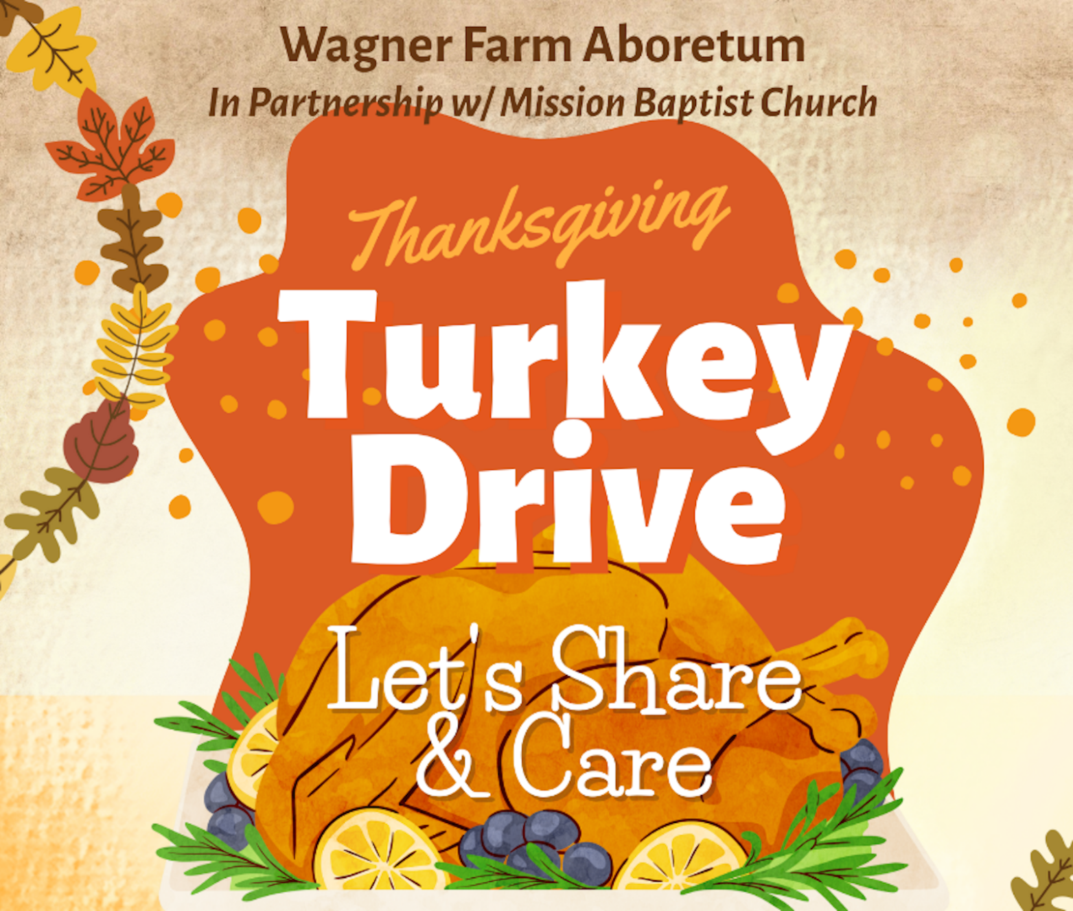 Wagner Farm Arboretum holds turkey drive Saturday, Nov. 22 | News ...