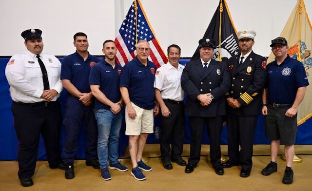Volunteers Frank Liberato, Tom Vetter complete fire fighter one ...