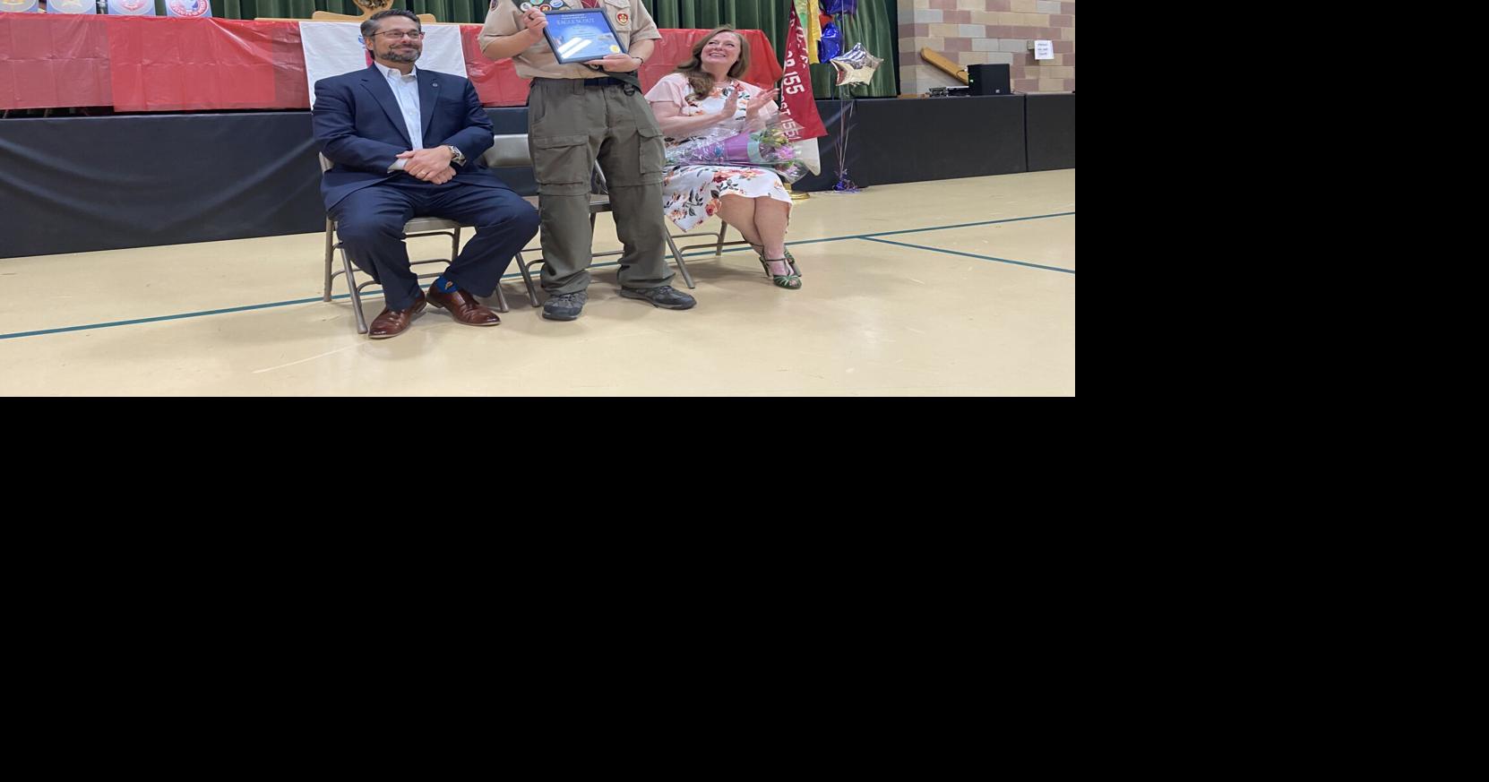 Hanover's Wyatt Lieto celebrates earning Eagle Scout rank with Court of ...