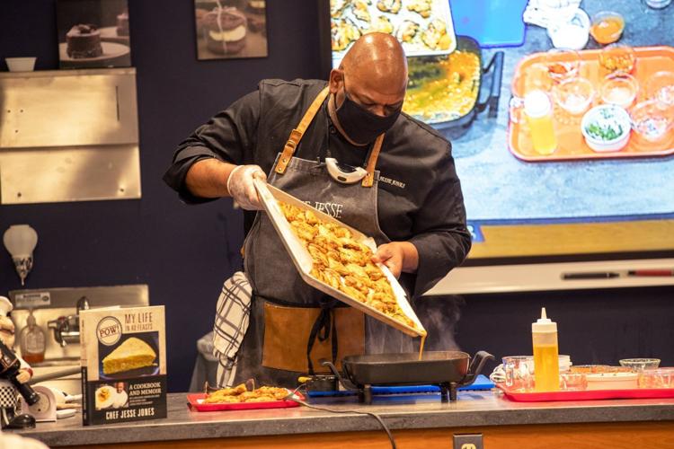 Celebrity chef, author Jesse Jones visits Randolph High School Cooking ...