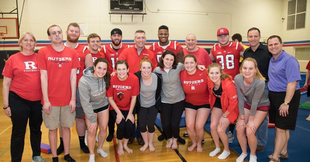 Rutgers athletes help at YMCA program for autistic children in Basking ...
