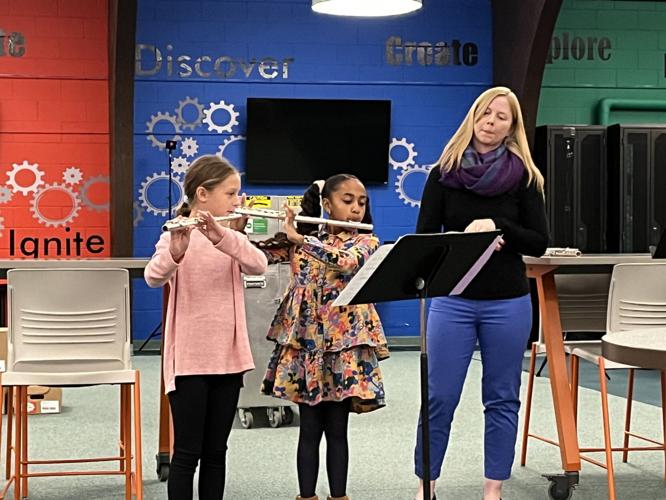 Borough School flutists perform at Morris Plains school board meeting ...
