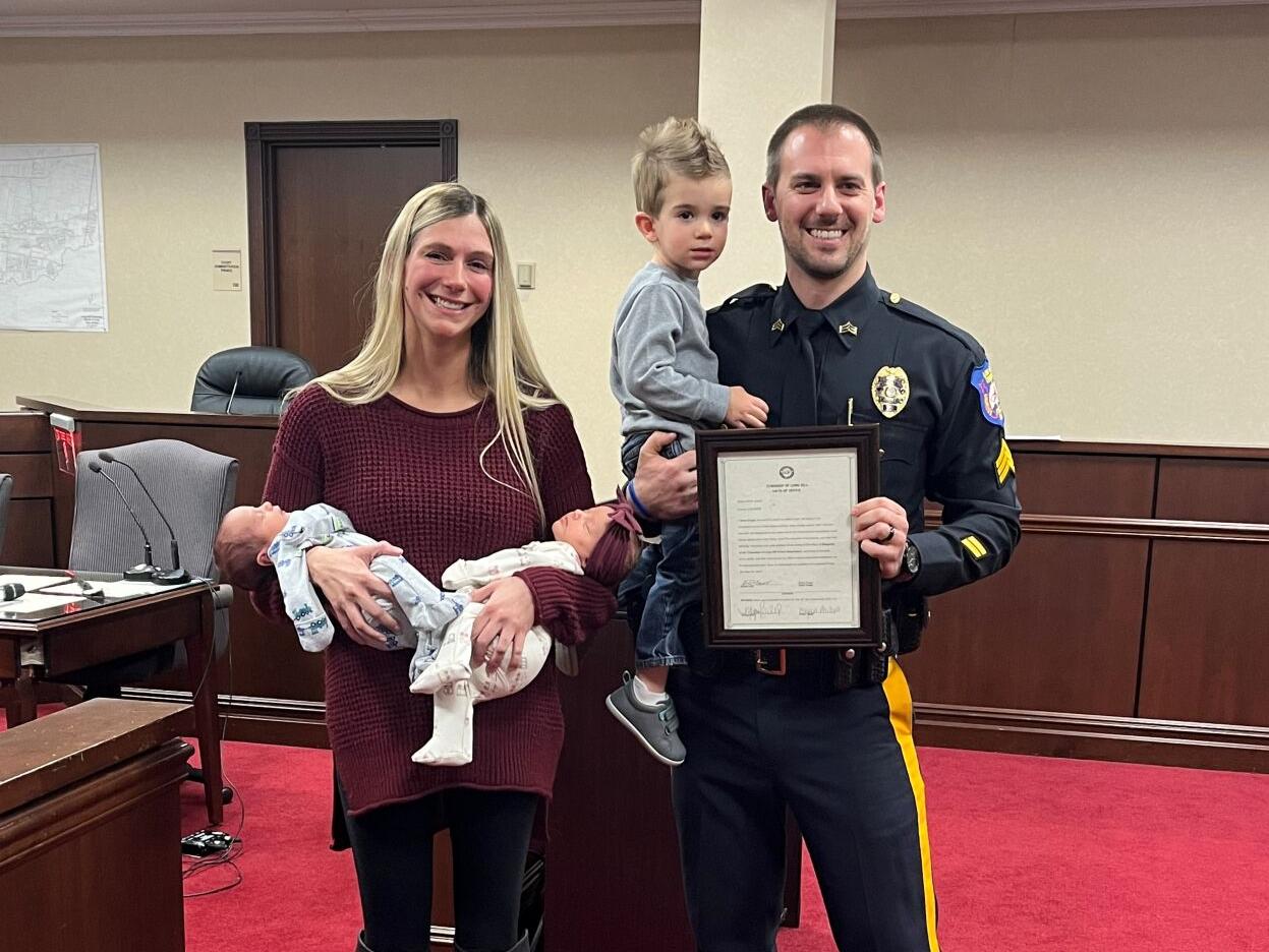 Long Hill promotes six superior officers, recognizes Officer Scala ...