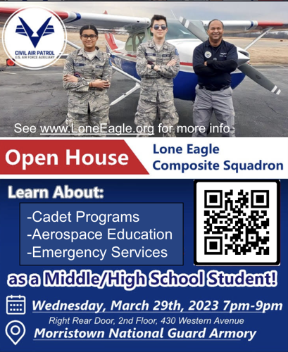 Civil Air Patrol squadron to host March 29 open house at Morristown ...