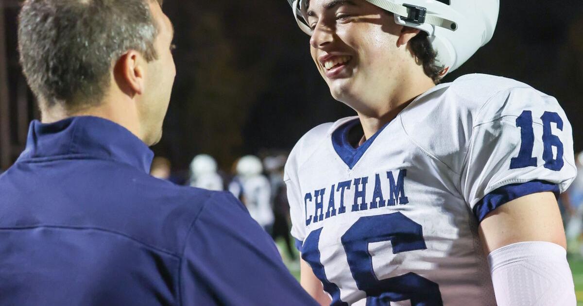 Chatham advances to play Phillipsburg in sectional football semifinals ...
