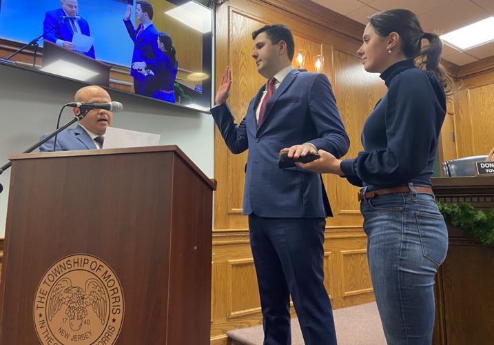 Former mayor Grayzel sworn in, returns to Morris Township Committee ...