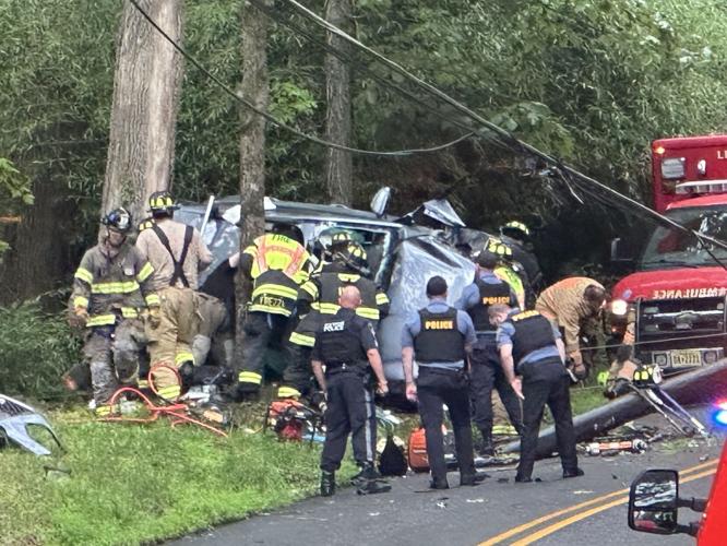 Car crash into utility pole sends three to area hospitals | News ...