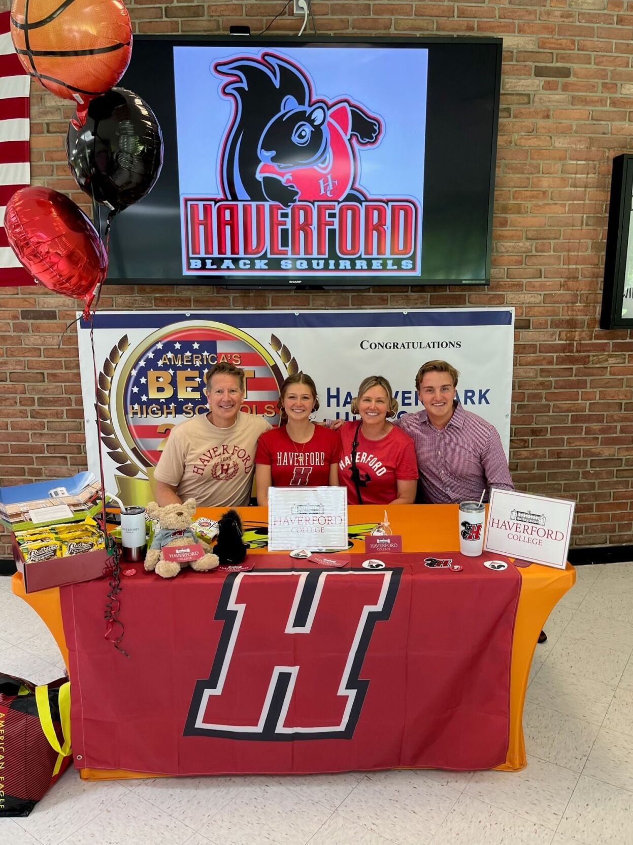 Hanover Park basketball player signs with Haverford College | Sports ...