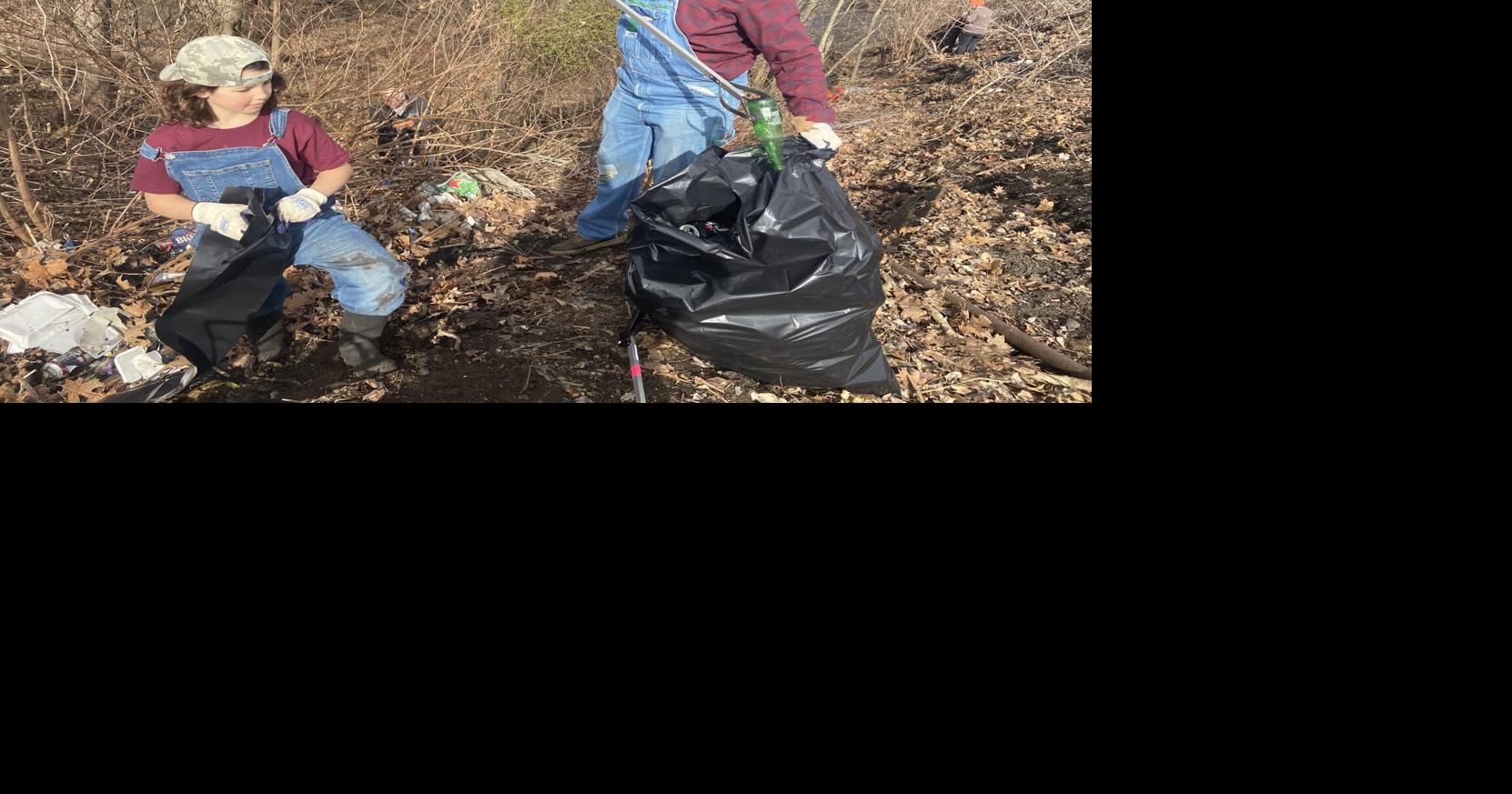 Local residents clean up the ever-returning litter from the Whippany ...