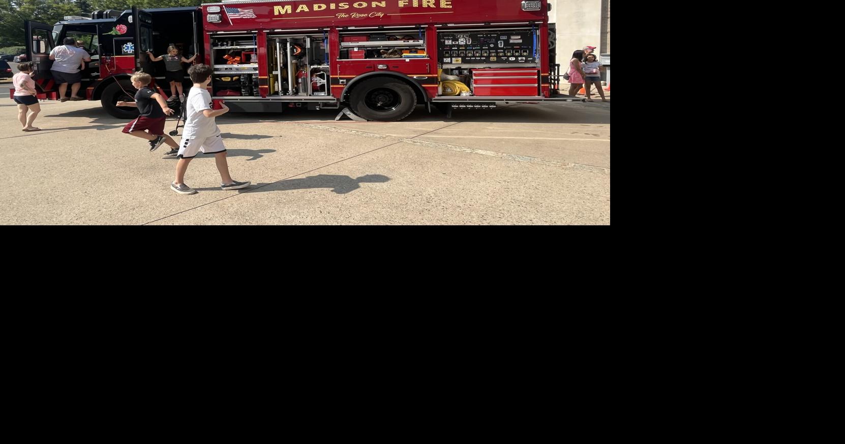 Madison Fire Department welcomes new engine with wetdown celebration ...
