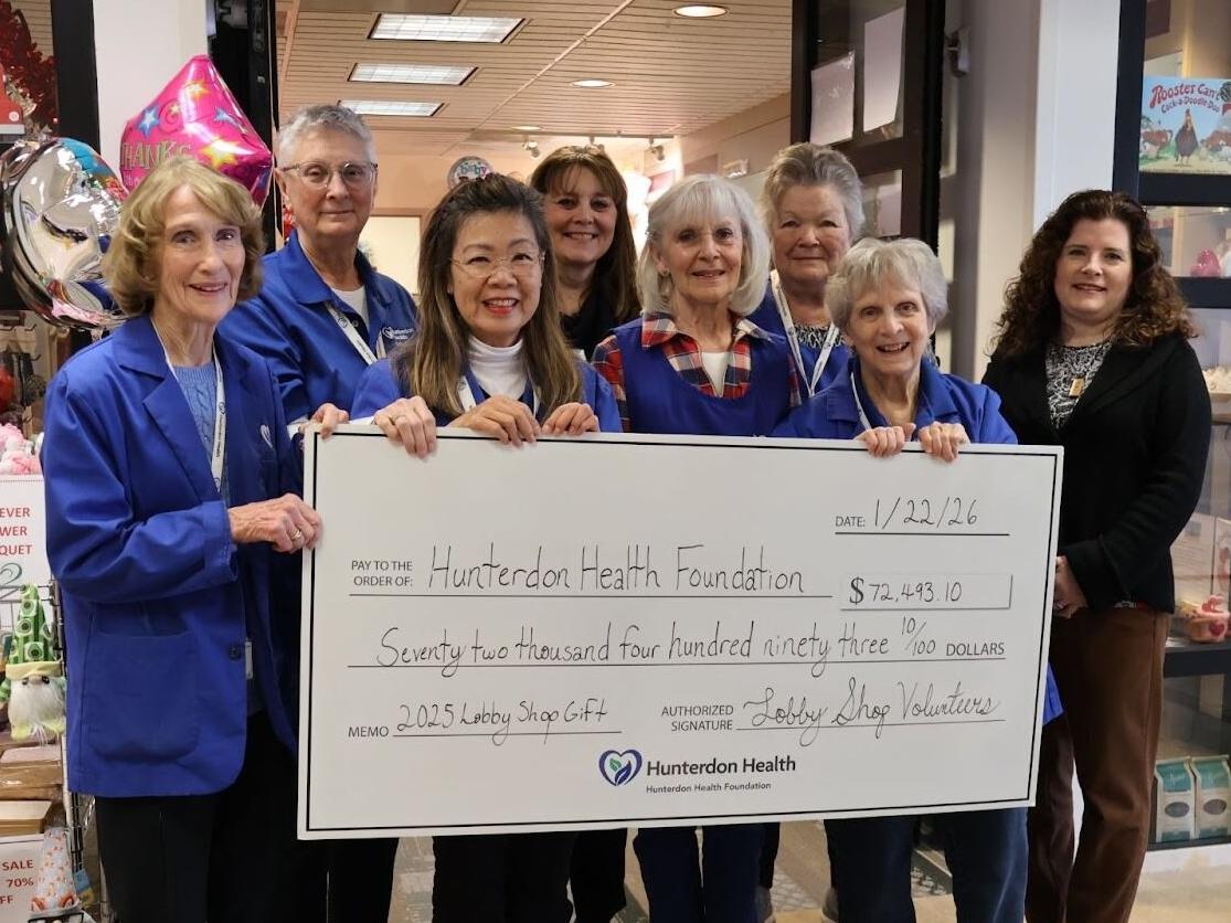 Hunterdon Medical Center lobby gift shop donates $72,000 to Hunterdon ...