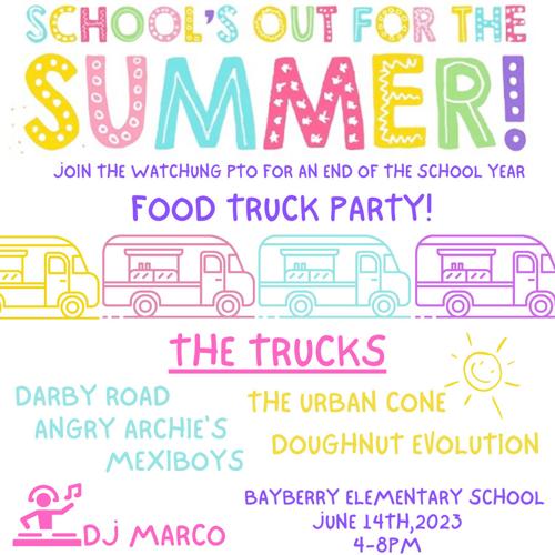 Bayberry Elementary School Food Truck Party returns on Wednesday, June ...