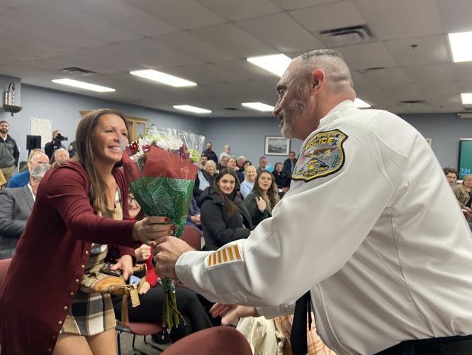 'Three Michaels' sworn in for promotions with Mount Olive Police ...