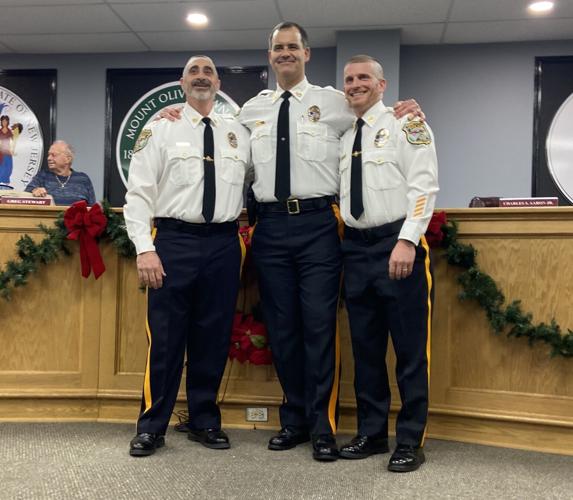'Three Michaels' sworn in for promotions with Mount Olive Police ...