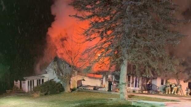 Heavy fire ravages Route 31 home on freezing night in Annandale | News ...