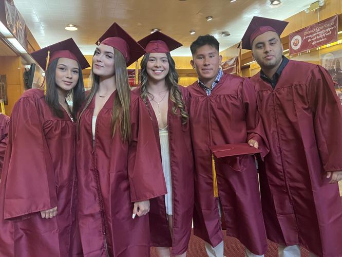 Sun breaks through as Madison High School graduates Class of 2023 ...